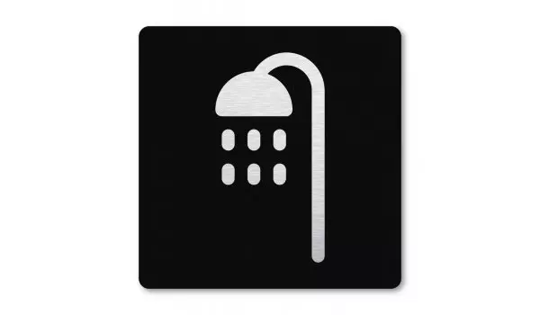 Pictogram Douche zwart