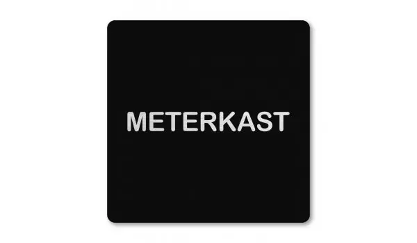 Pictogram Meterkast zwart