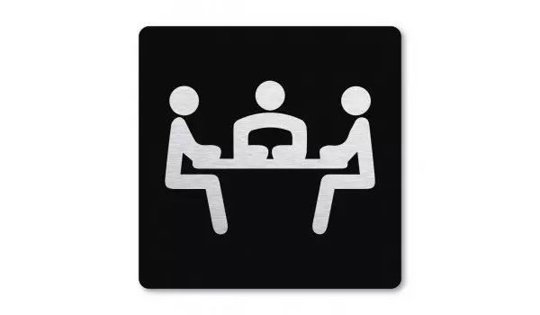 Pictogram Vergaderruimte zwart