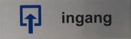 RVS pictogram Ingang