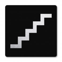 Pictogram Trap zwart